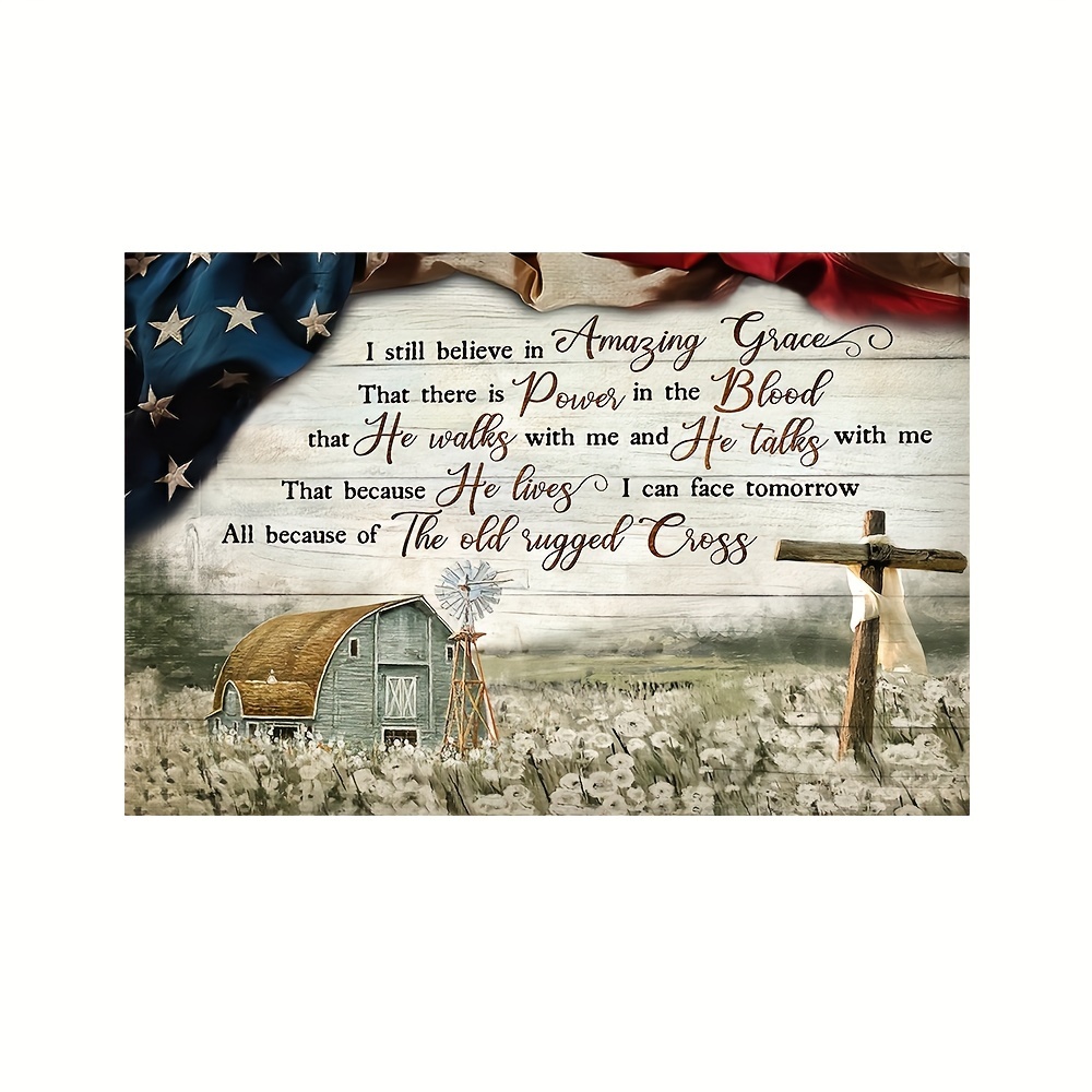 Amazing Grace Poster Grace Christian Posteri Still Believe - Temu Canada