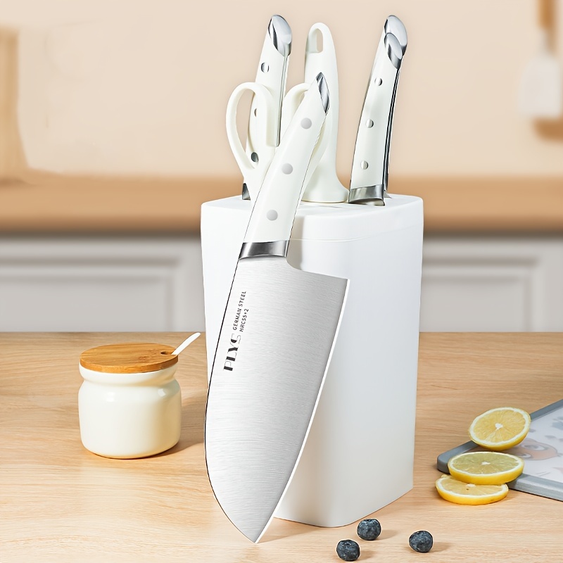 식당 푸드 트럭을 위한 주방 용품 주방 가젯 6개7개 세트 고기 칼 과일 칼 식품 가위 칼 날 연마대 칼 거치대 모두를 위한 할인 Temu