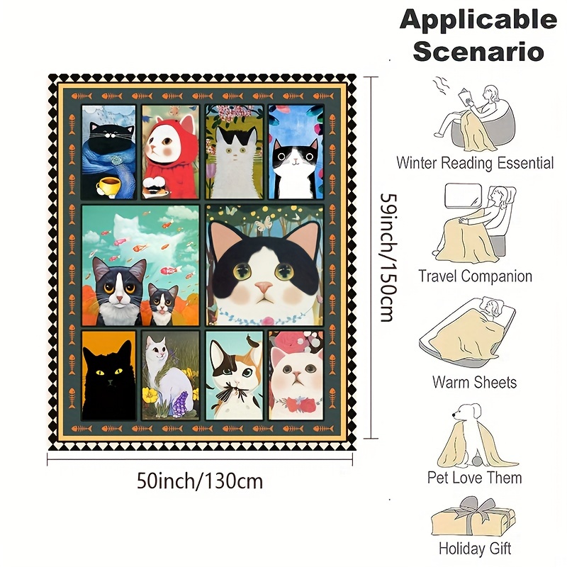 Fleece Throw Blanket For Couch Sofa Fuzzy Soft Cozy Blankets - Temu ...