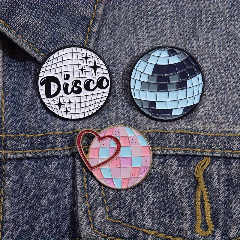 Disco Ball Christmas Peripheral Pins Chest Pins Flip Neck - Temu Australia