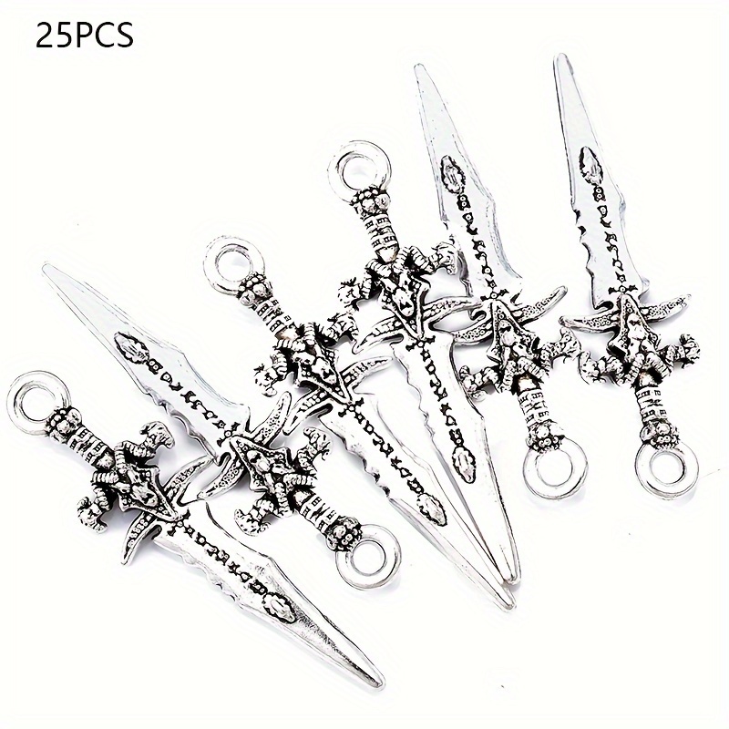 Antique Swords Knife Pendants For Diy Necklace Jewelry - Temu United ...