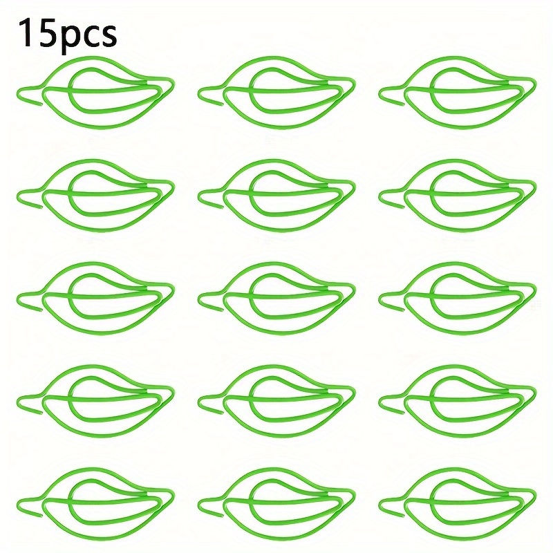 Metal Leaf Shaped Paper Clips Metal Cookie Cutter Bookmark - Temu Australia