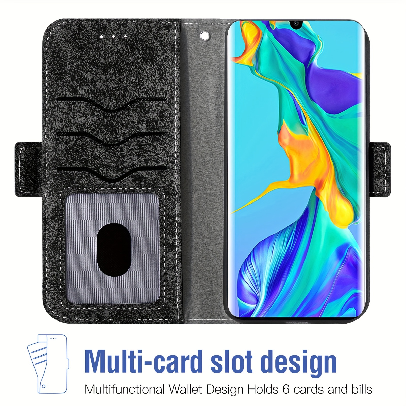 Wallet Phone Case P50 P40 P30 P20 P10 P9 P8 P Hawaii Mate 60 - Temu ...