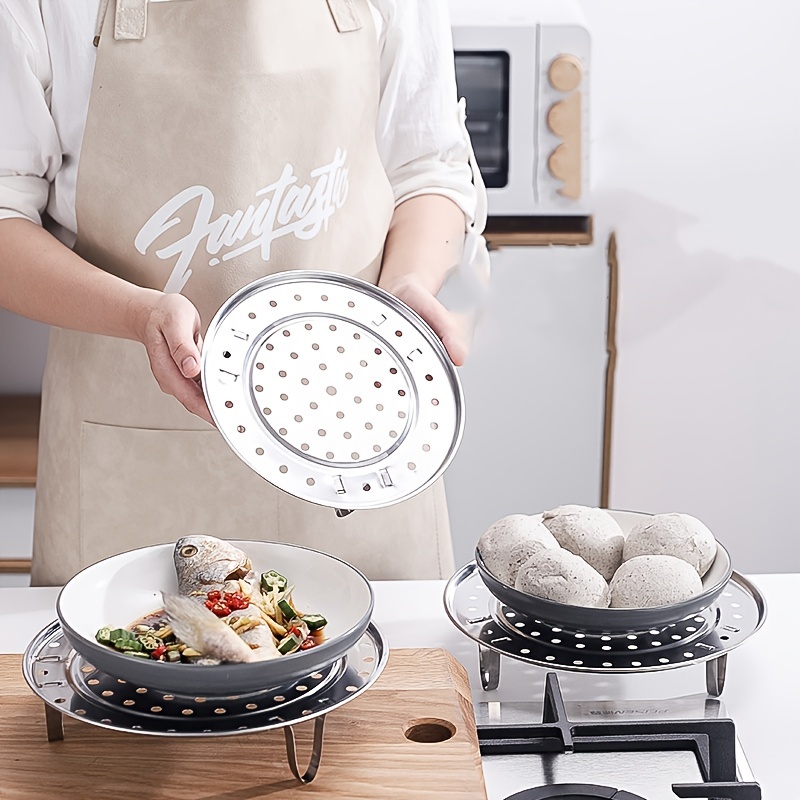 multifunctional stainless steel steam rack kitchen three - Temu Australia