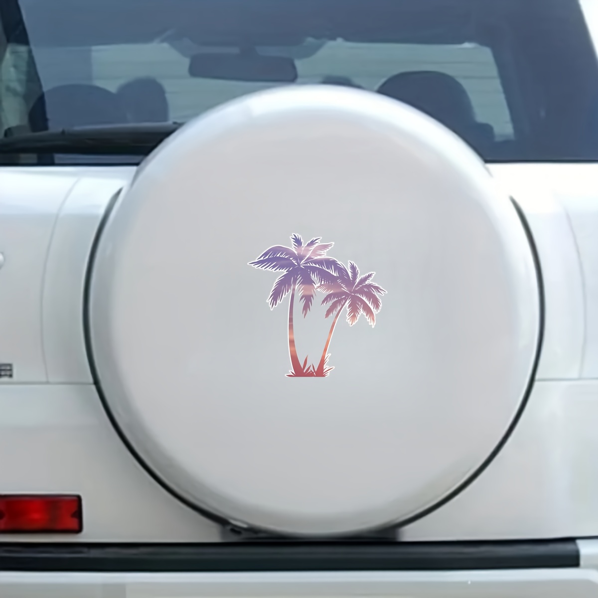 Sunset Palm Trees Vinyl Waterproof Sticker Decal Car Laptop - Temu ...
