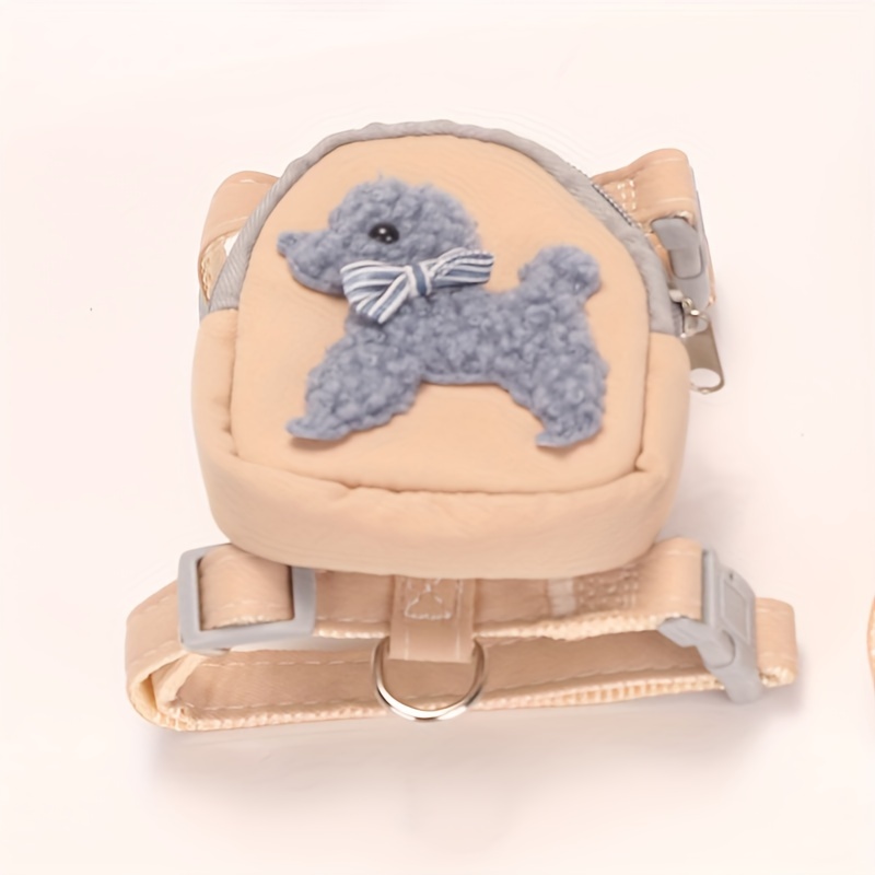 Pet Dog Backpack Harness Traction Rope Escape Proof Nylon - Temu United ...