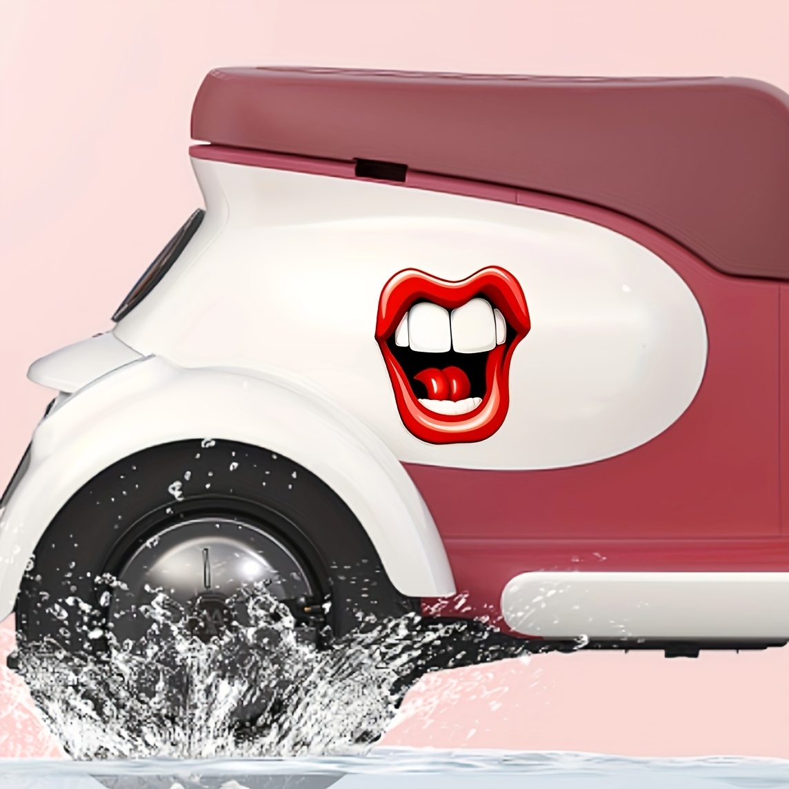 cartoon funny spit tongue car body decoration stickers - Temu Canada