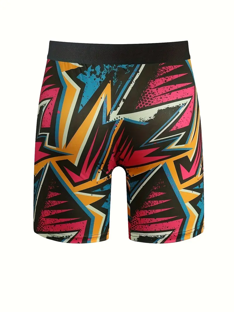 6pcs Boxer Briefs Gráficos De Moda Para Temu Mexico