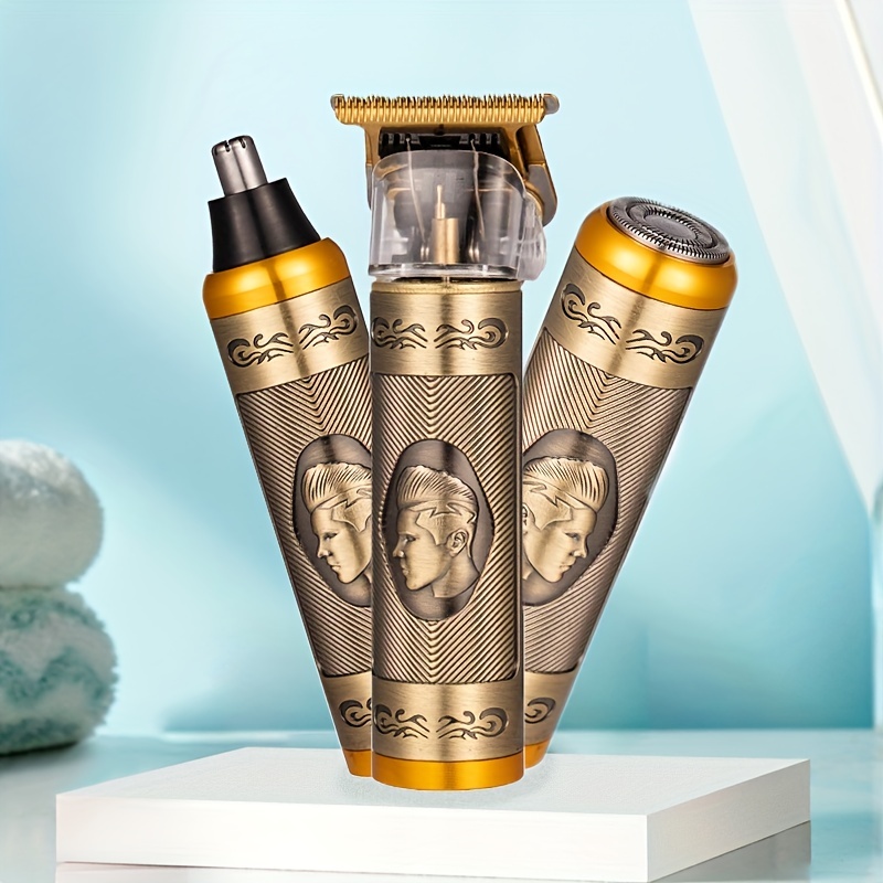 Household Three In One Hairdresser Shaver Nose Hair Set Combination ...
