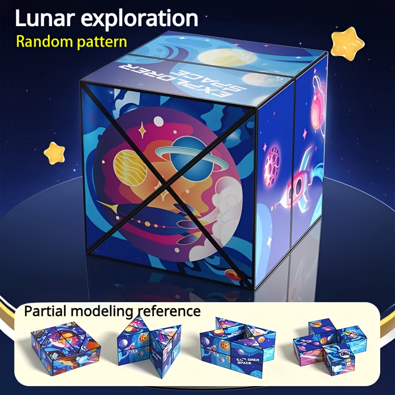 Cube Puzzle Imagination 3d Cartoon Toy - Temu Australia