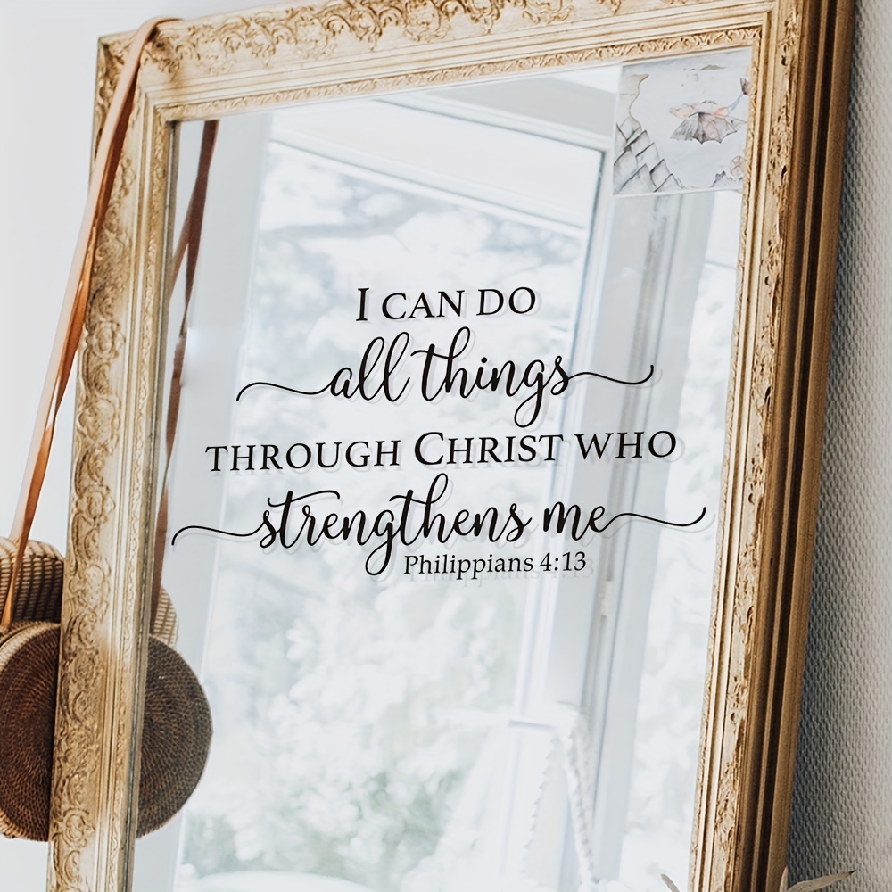 Inspirational Quotes Wall Decals Diy Self Adhesive Stickers Temu