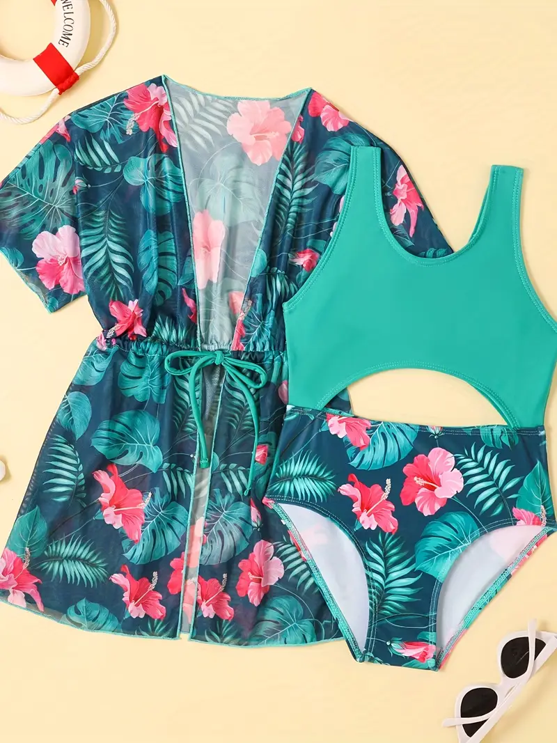 Trajes Estampado 2 Niñas Pequeñas Traje 1 Temu Mexico