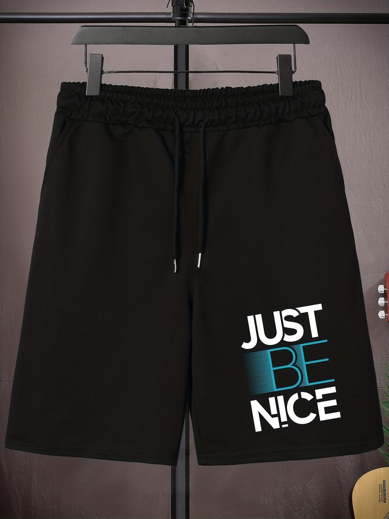 "just Be Nice" Briefdruck Casual Stretch Kordelzug - Temu Switzerland