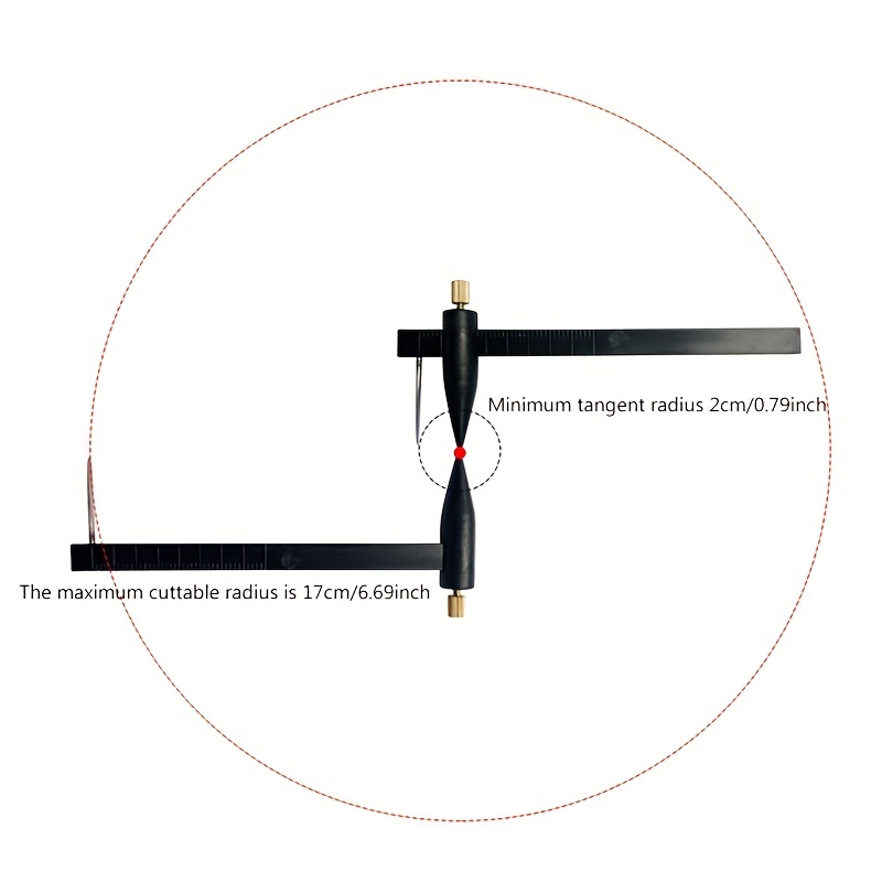 Multi functional Wooden/plastic Distance Measuring Circle - Temu