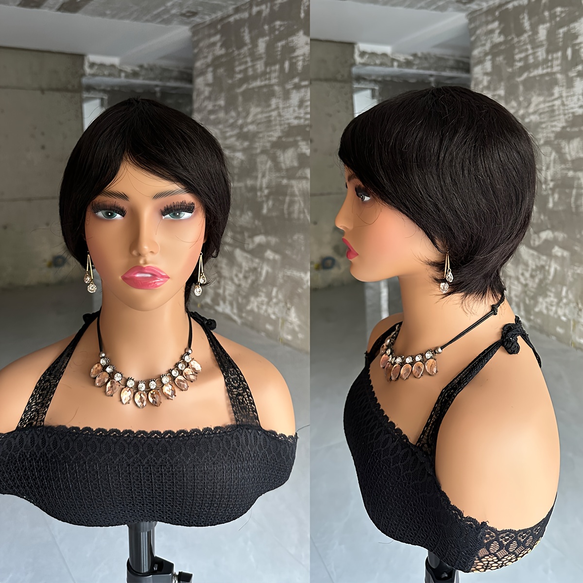 Pixie Cut Wig Human Hair Wigs Women Short Colored Wig Women - Temu ...