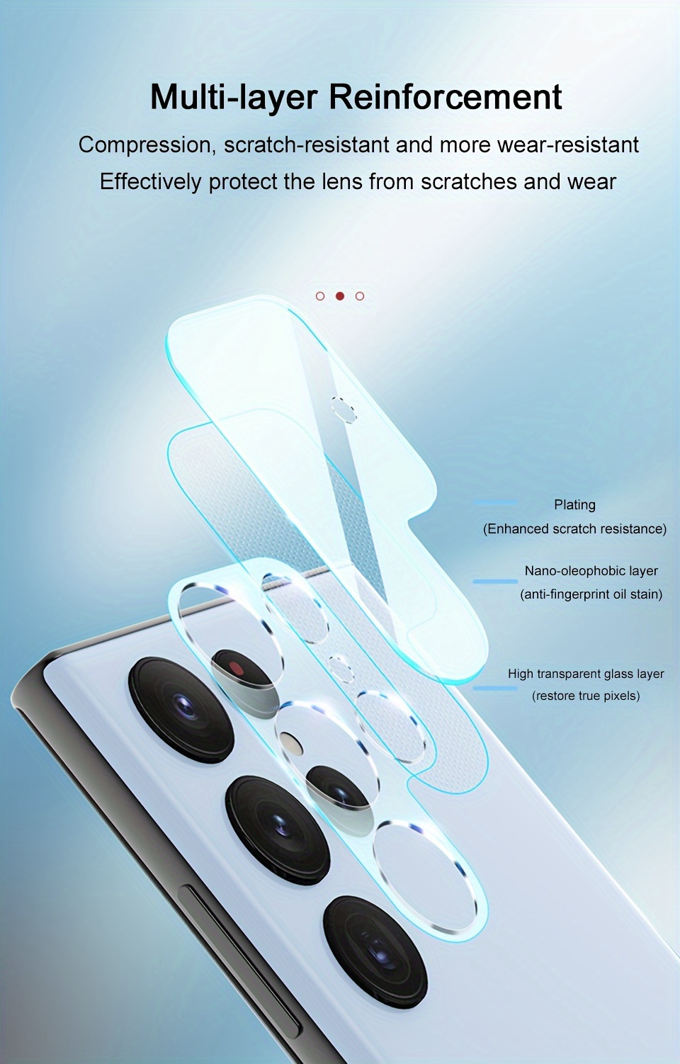 3pcs Protector Lente Cámara Cobertura Completa Samsung S23 - Temu Mexico