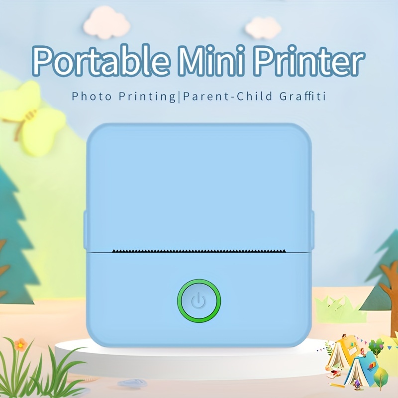 Portable Label Printer, Mini Printer Suitable For Photos, Labels ...