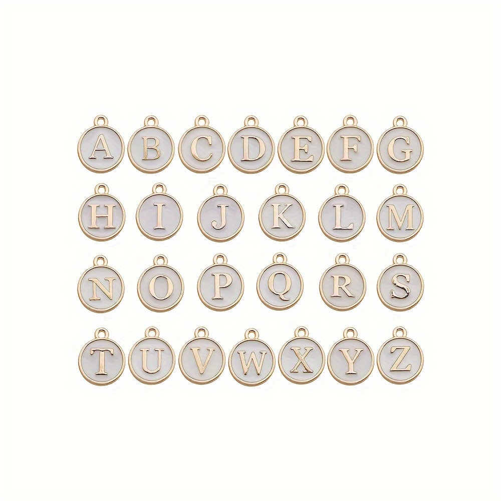 Cute Alloy English Letter Pendant A z Alphabet Charms Diy - Temu United ...