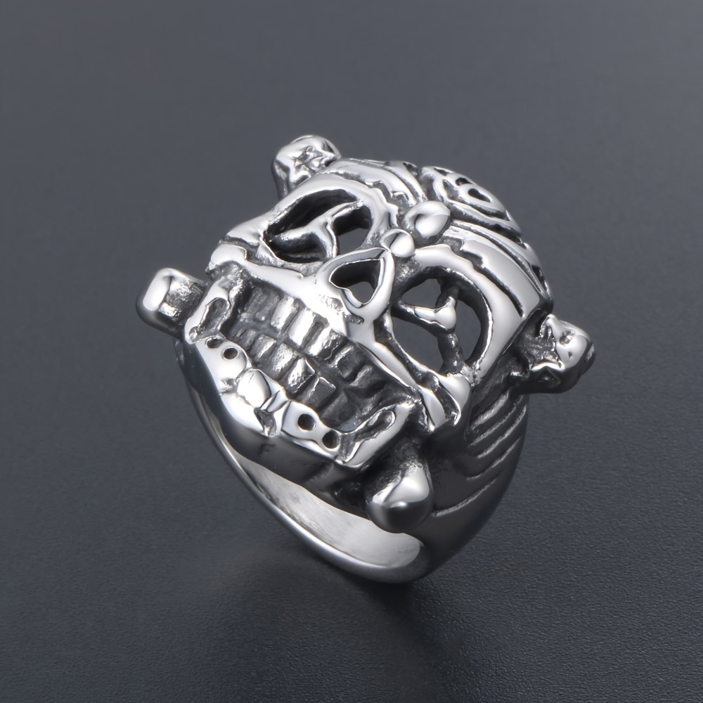 Unique Jewelry Ethnic Style Dance Lion Stainless Steel Ring - Temu ...