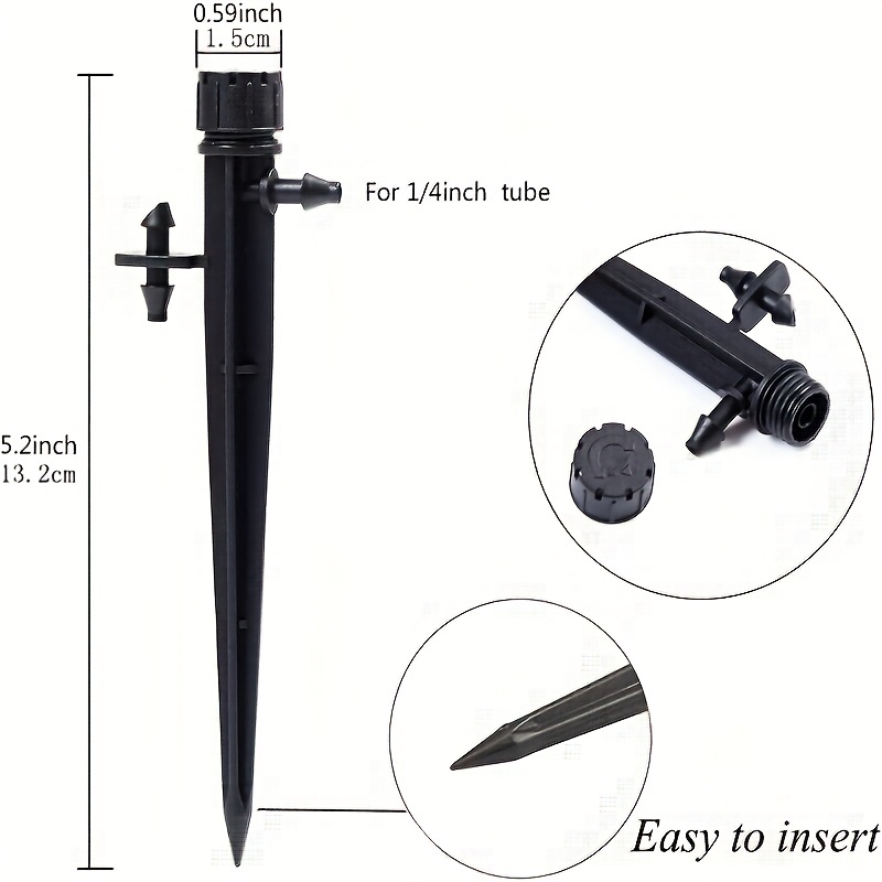 20pcs/50pcs, Drip Emitters Perfect For 4/7mm Tube Pe Pipe, Adjustable ...