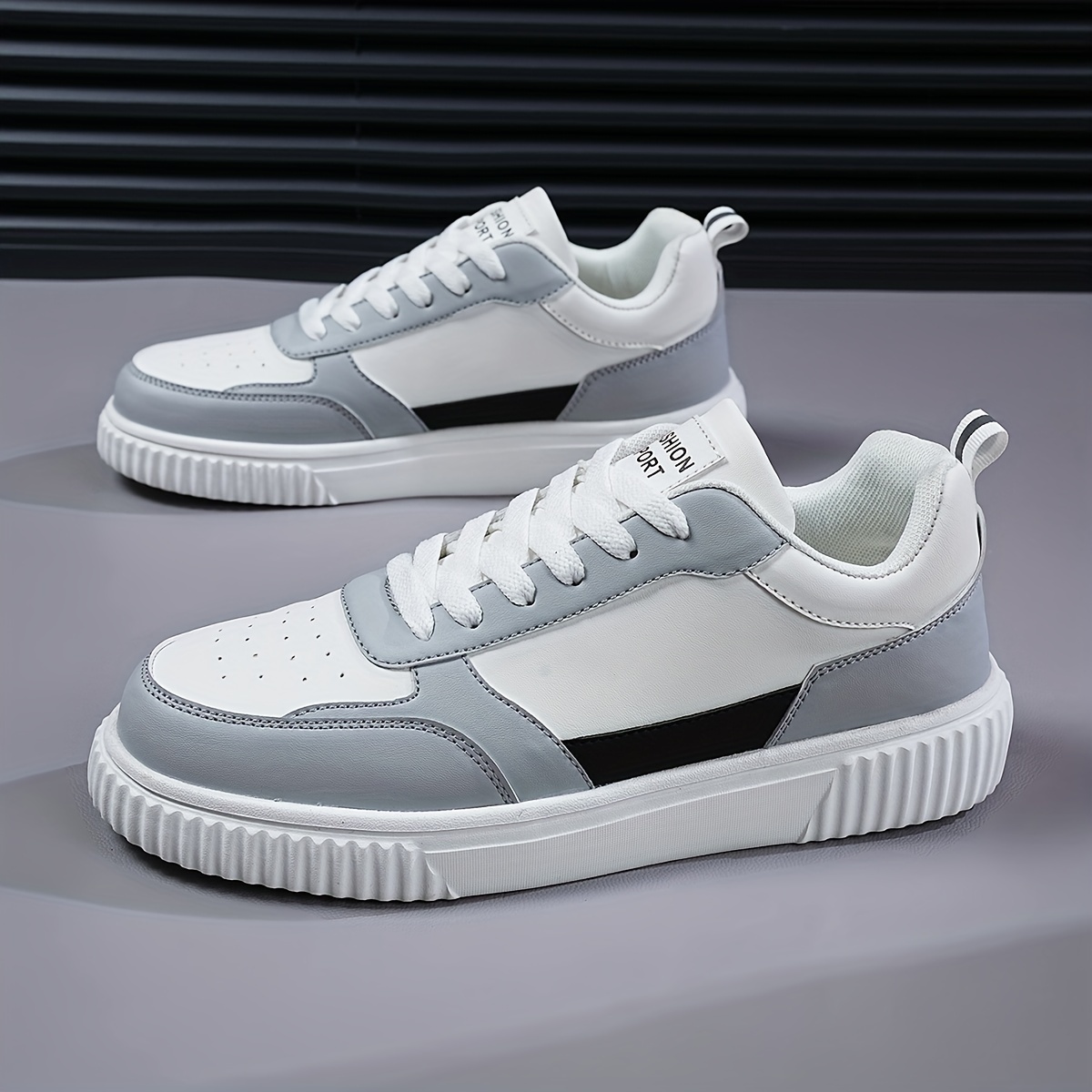 Zapatillas Deportivas Para Hombre Con Buen Ajuste, Con Cordones, Calzado Para Hombre | Echa Un ...