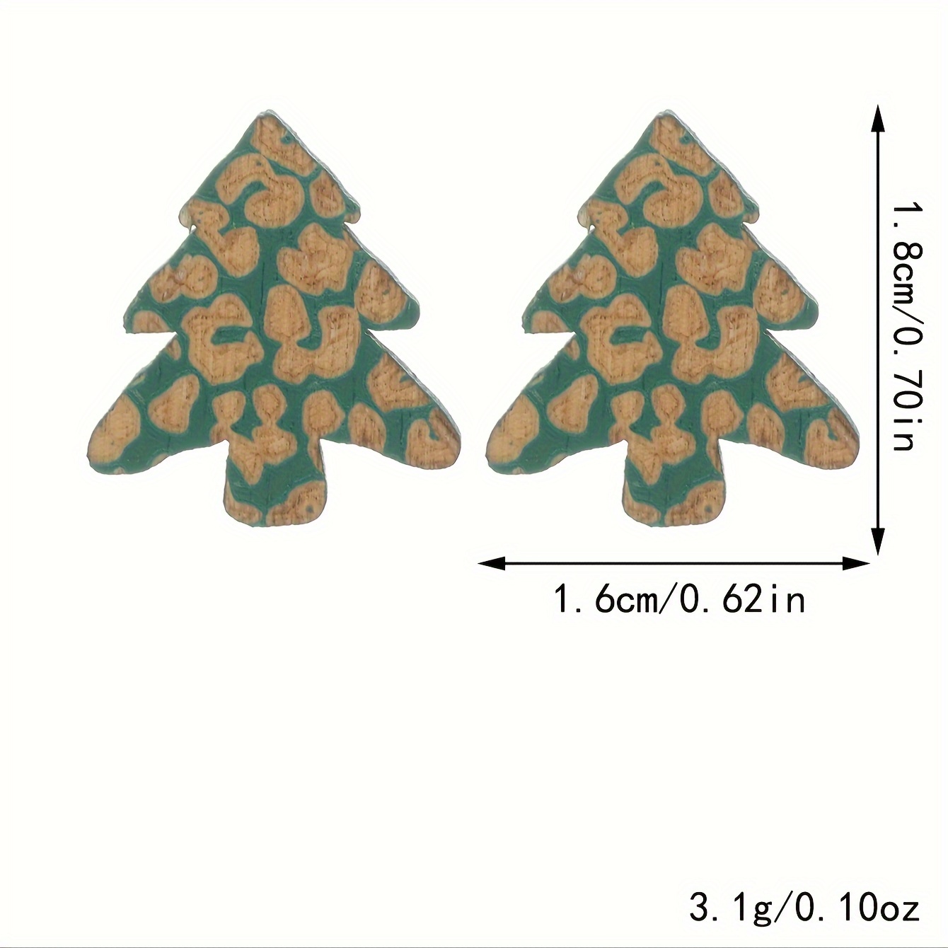 Cute Christmas Tree Stud Earrings Men Couple Earrings - Temu United Kingdom