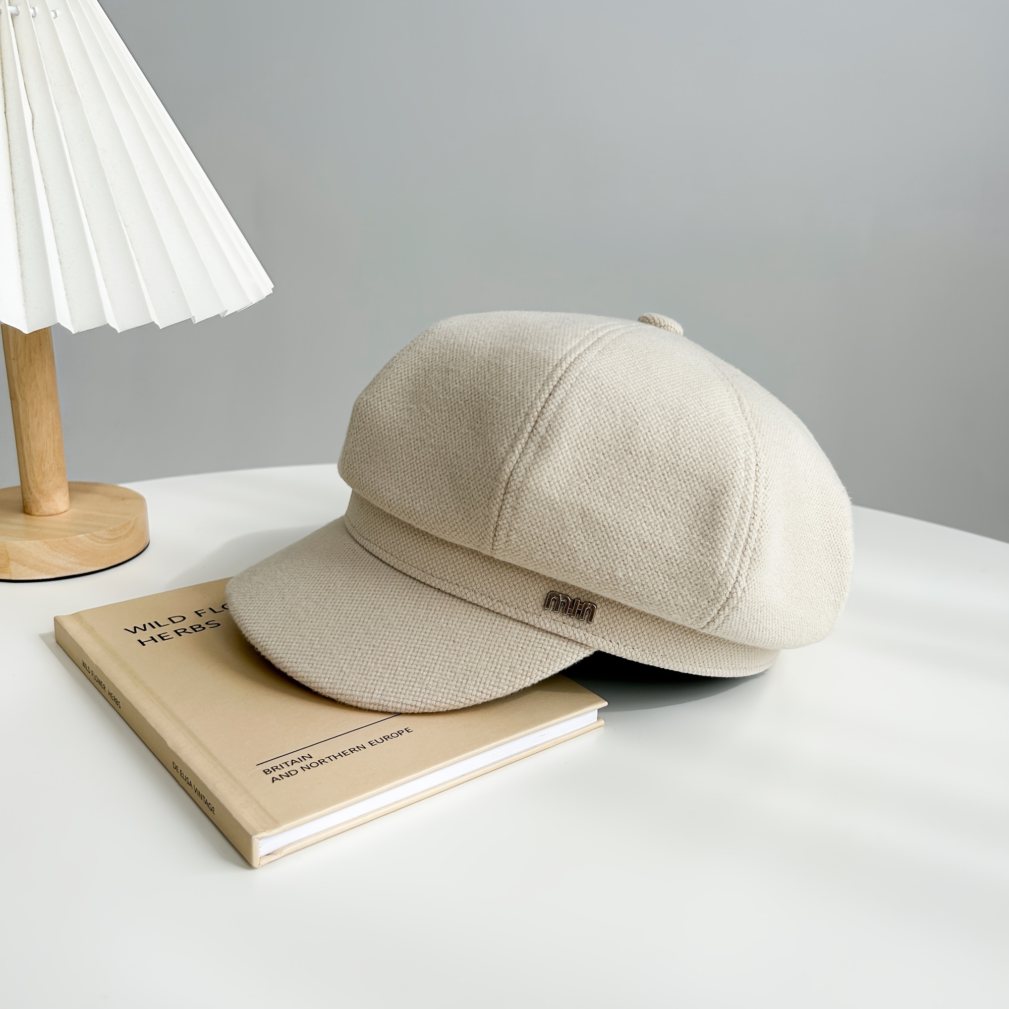 Solid Color Octagonal Beret Hats Classic British Style - Temu New Zealand