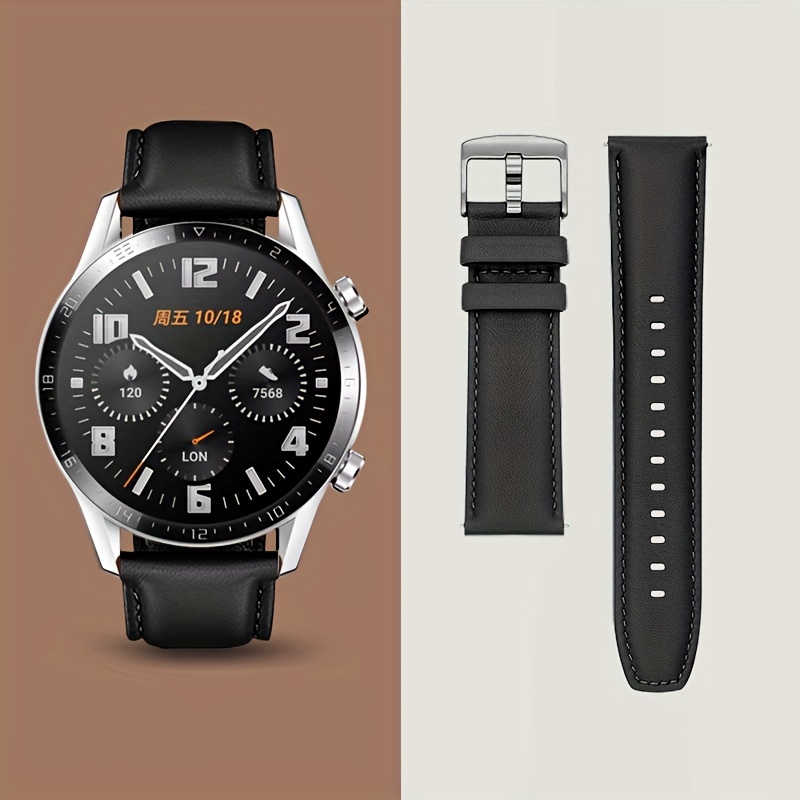 Leather Strap Samsung Huawei Multiple Color Watch Strap - Temu Netherlands