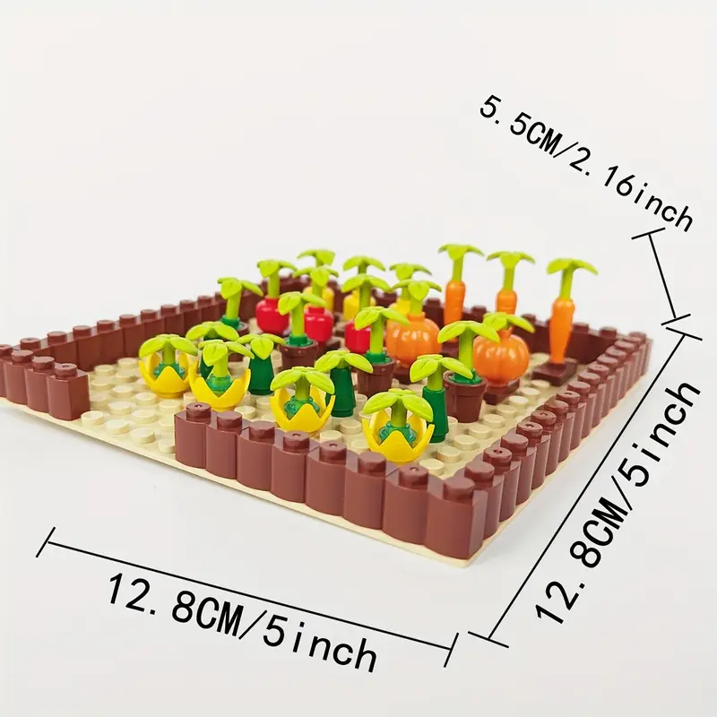 Seedling Base Scene Building Block Assembly Toy Temu