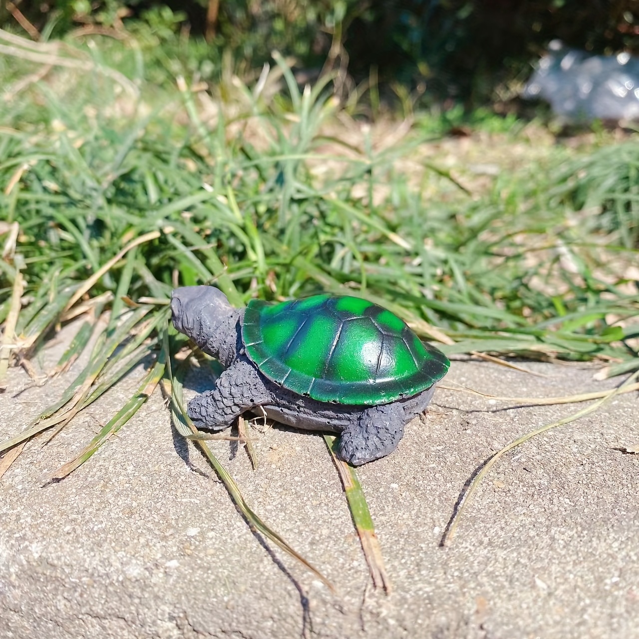 Resin Turtle Statue Cute Garden Animals Craft - Temu
