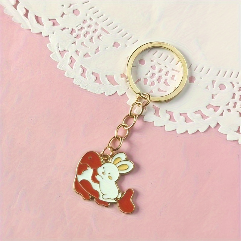 cute keychain for men animal key ring metal pendant key chain bag ...