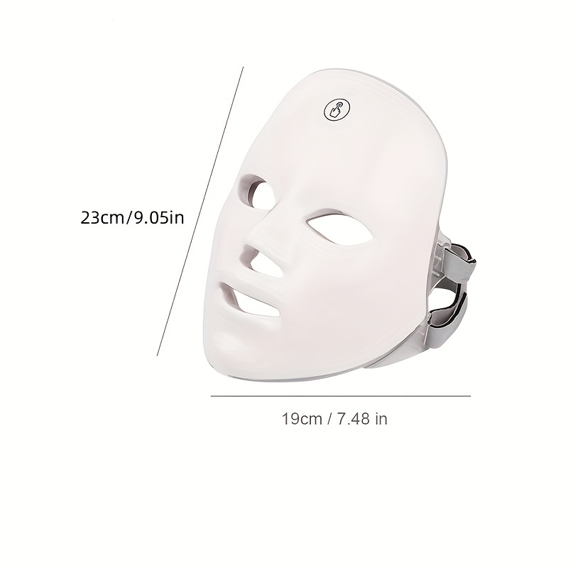 7 Colors Led Face Mask Skin Care Facial Skincare Mask - Temu