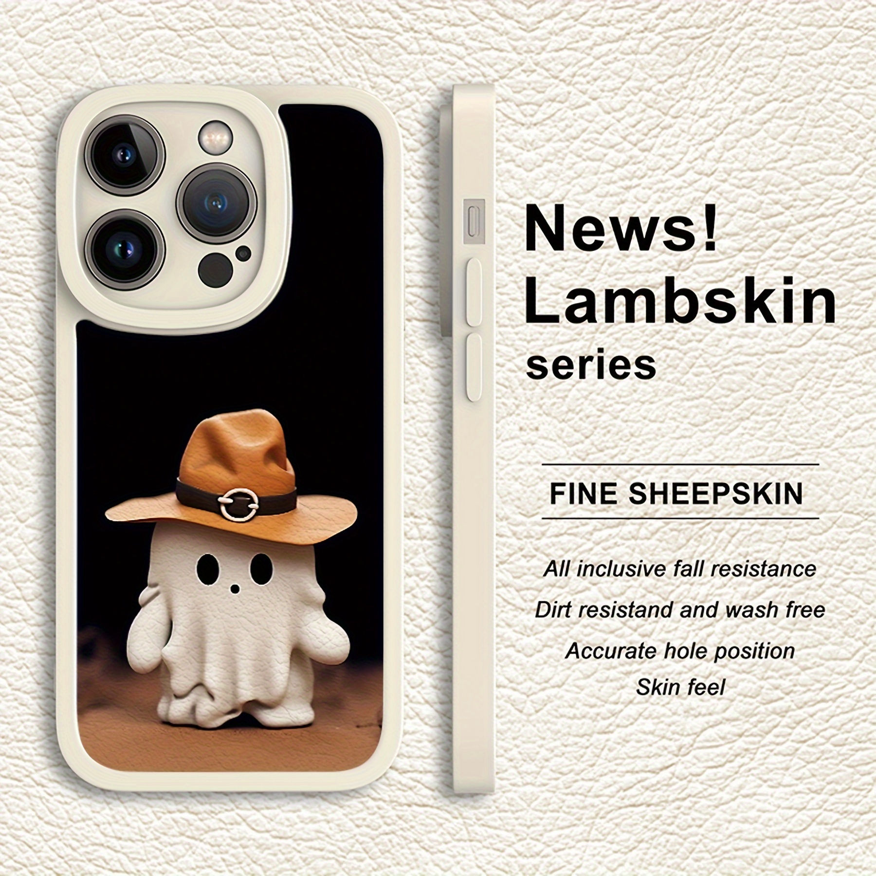 New Halloween Series Ghost Cowboy Creative Pattern Printed - Temu ...