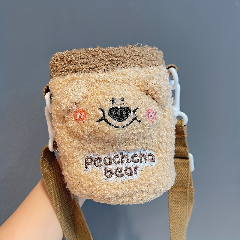 Housse De Tasse En Peluche Mignonne, Housse De Tasse Amovible Avec ...