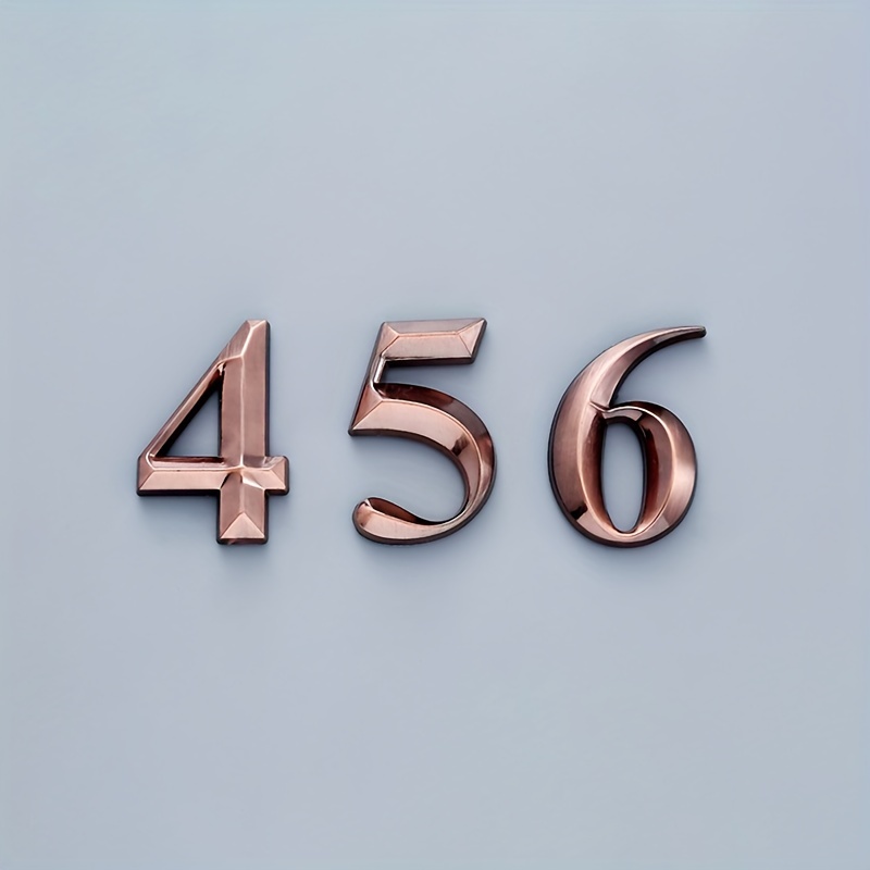 Number Sticker 3d Three dimensional House Number Sticker - Temu