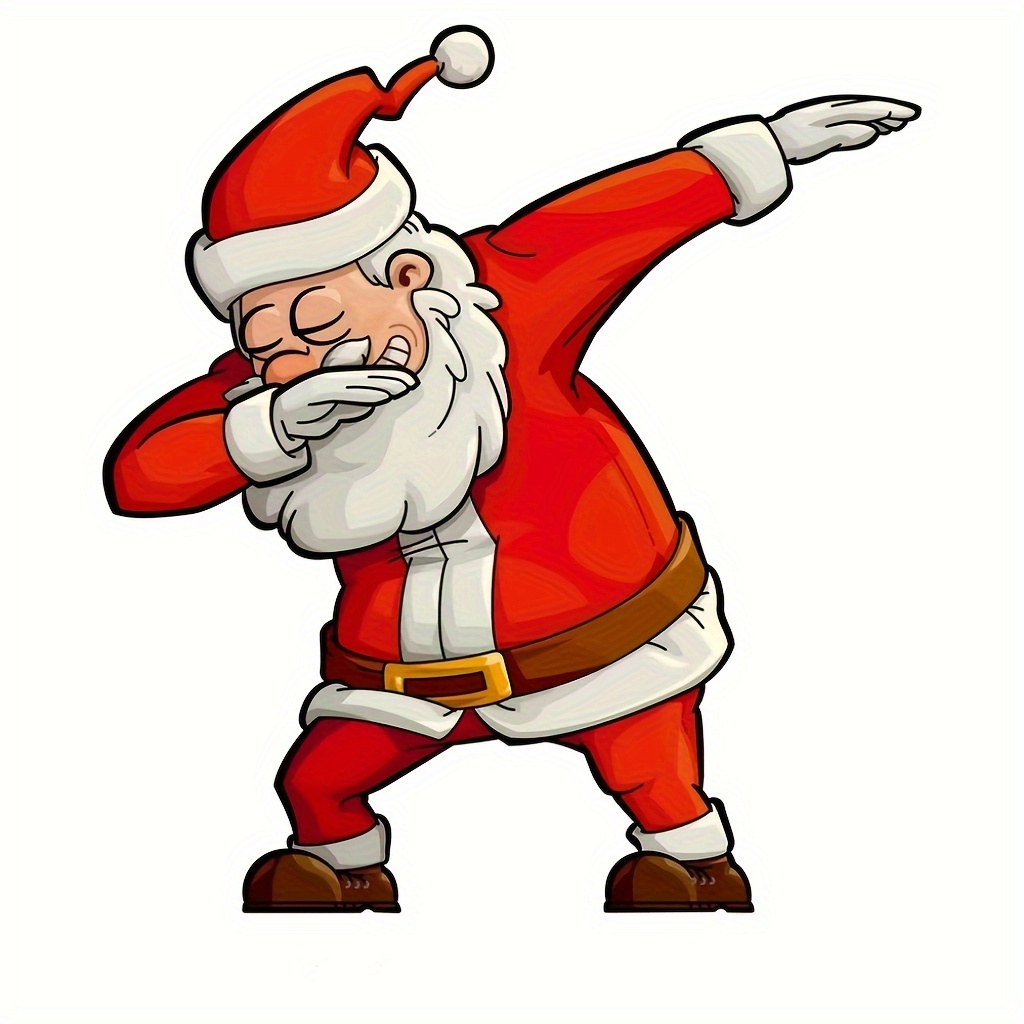 santa claus gesture trendy cover sticker scratch - Temu Australia