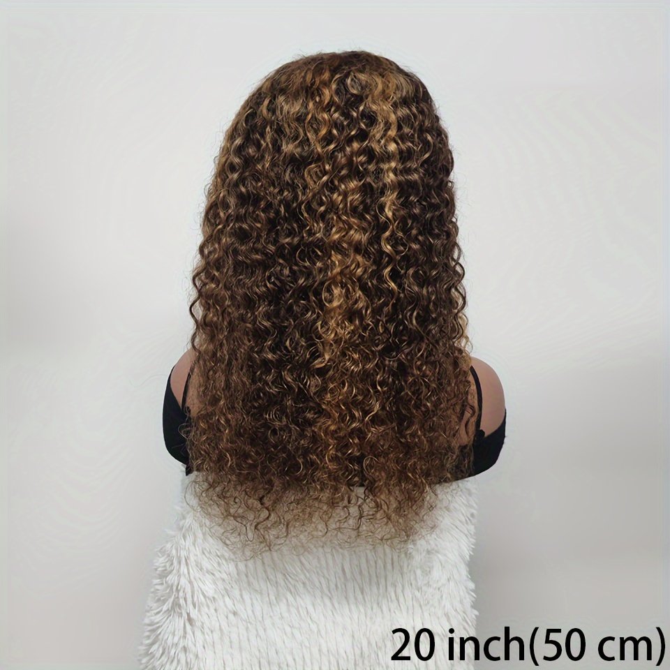 Highlight Wig Human Hair Wigs 13x4 Lace Frontal Wig Curly - Temu New ...