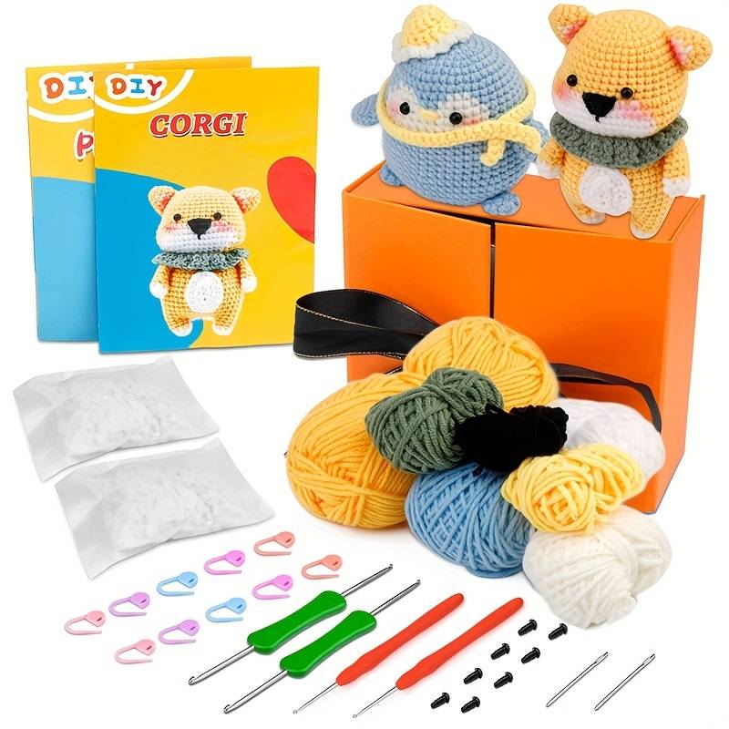 Crochet Kits Diy Crochet Kit Beginners Cute Animal Kit Temu Crochet Kits Diy Crochet Kit Beginners Cute Animal Kit Temu