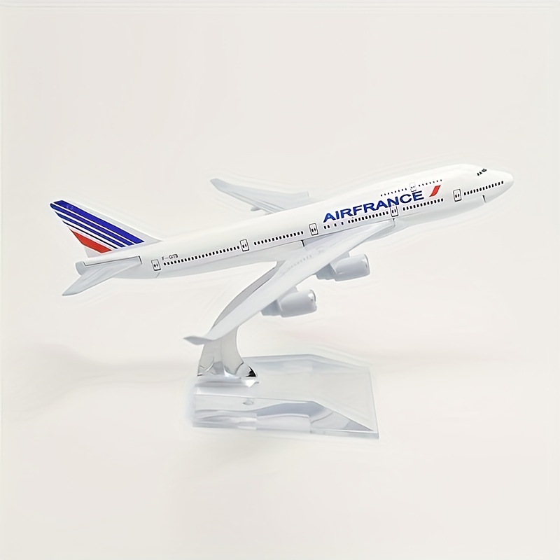 Boeing France B747 400 Toy Plane Metal Airplane Model Plane - Temu ...