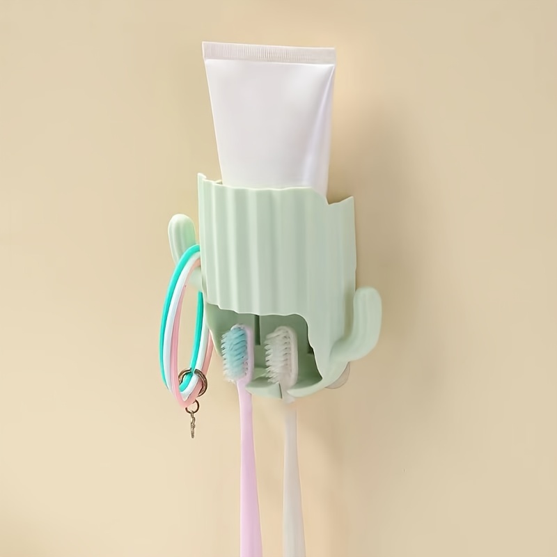 cactus shape toothbrush holder wall mounted toothbrush - Temu United ...