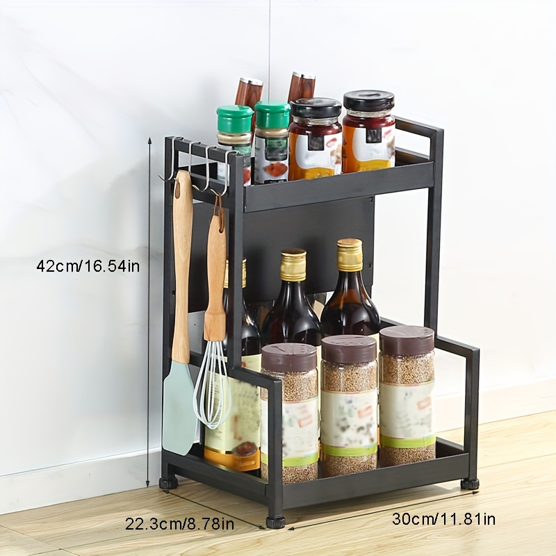 Spice Racks Multifunctional Kitchen Seasoning Rack 2 tier - Temu United ...