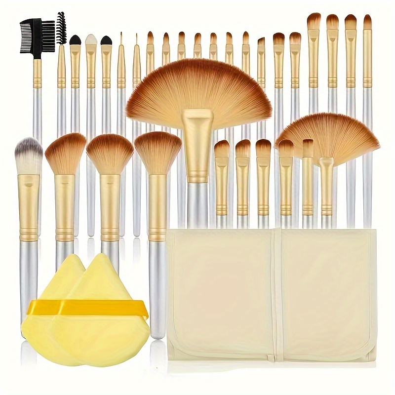 Makeup Brushes Set Complete Function Travel Portable - Temu United Kingdom