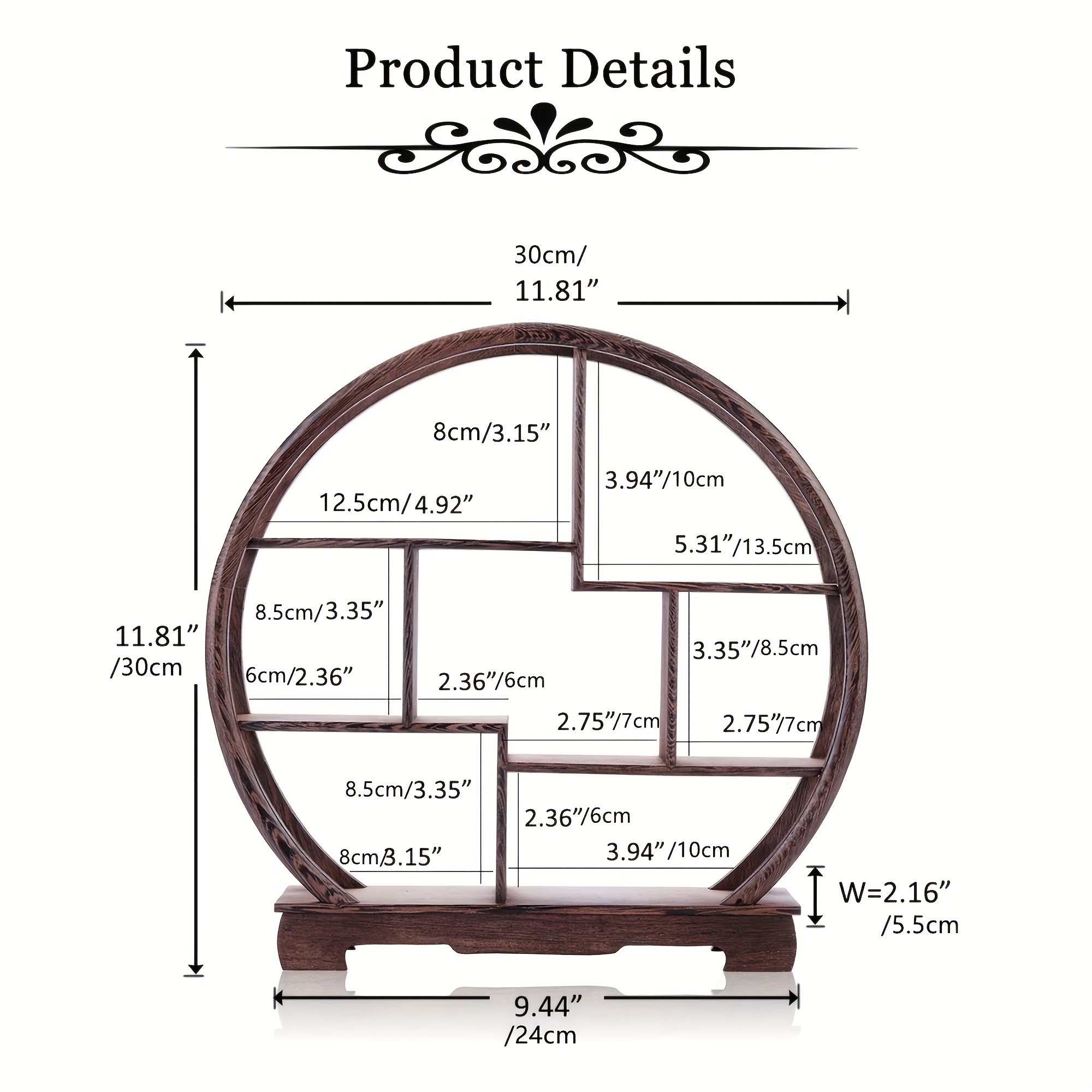 Chinese Antique Display Rack Art Retro Wall Shelf Carving - Temu United ...