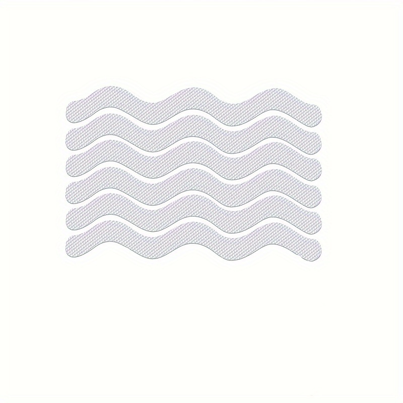 6pcs Bathroom Non Slip Stickers Scraper Wave Design Anti - Temu United ...