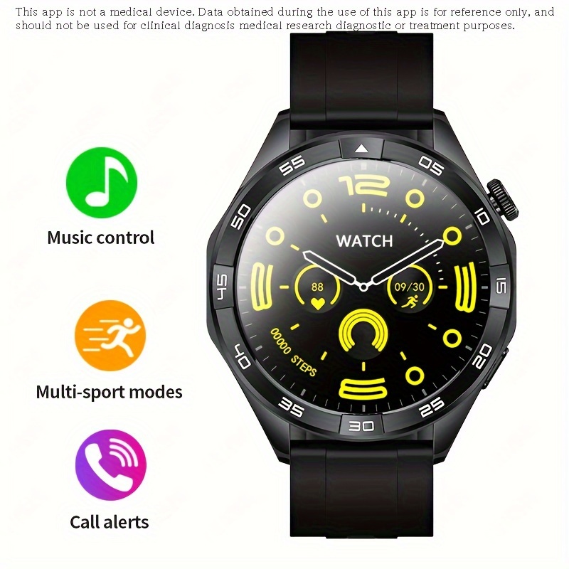 Smart Watch 1 55 Ips Color Screen Ip67 Waterproof 350mah - Temu United ...
