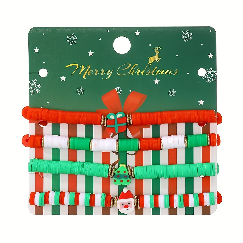 Beaded Bracelet Set Stackable Hand String With Soft Pottery Versatile ...