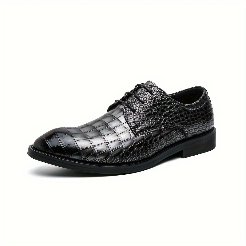 Men's Fashion Derby Shoes, Formal Dress Lace-up Front Shoes For ...