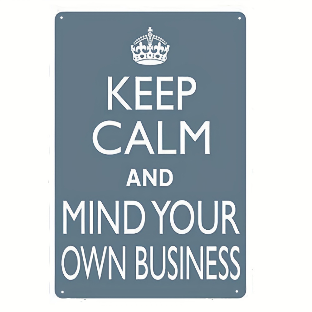 Metal Vintage Tin Sign Union Keep Calm Carry - Temu Australia