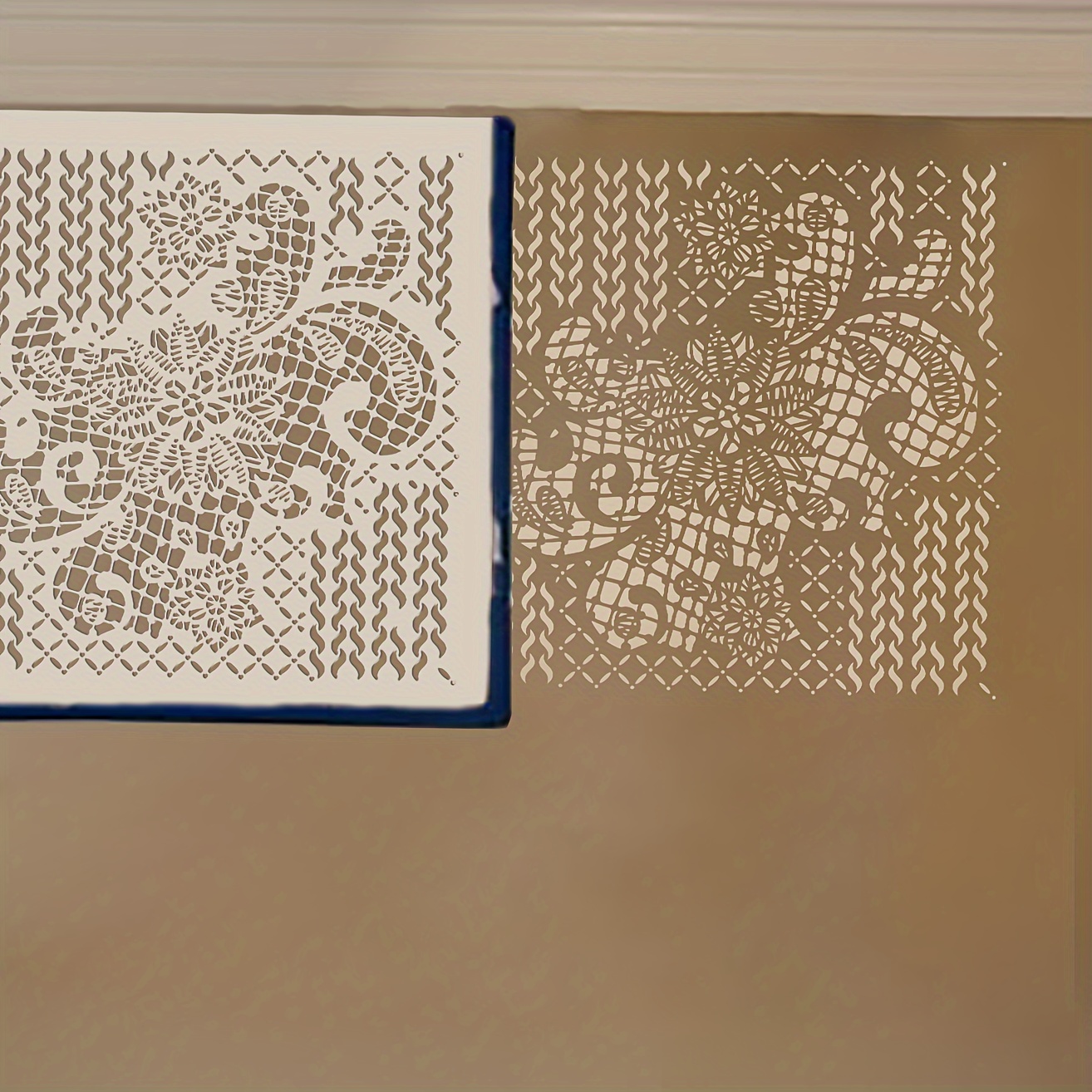 Lace Theme Stencil Diy Reusable Molds Laser Cut Painting - Temu