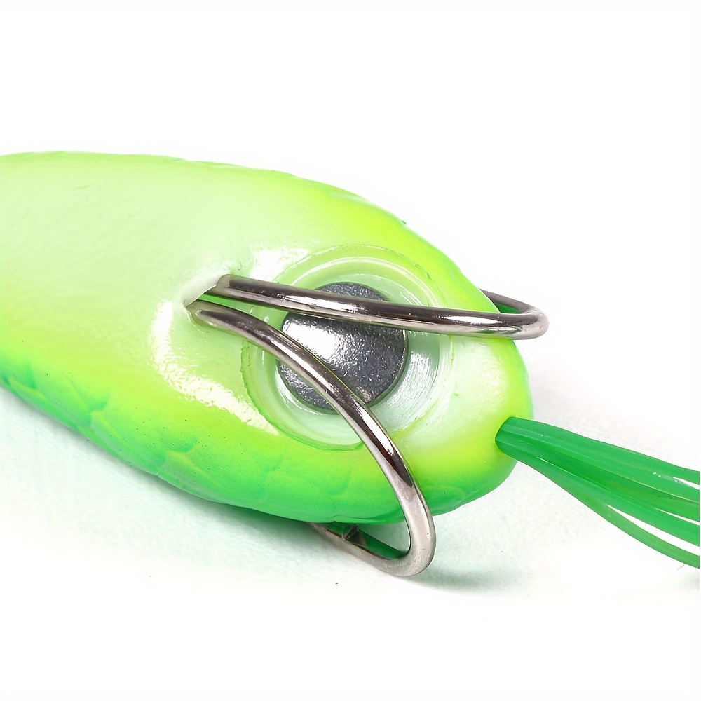 Bionic Frog Blackfish Artificial Fishing Lure Double Hook - Temu Canada